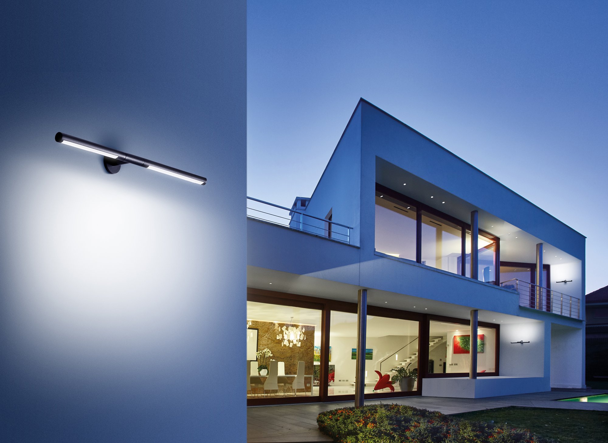 Spillo applique and bollard for adjustable light